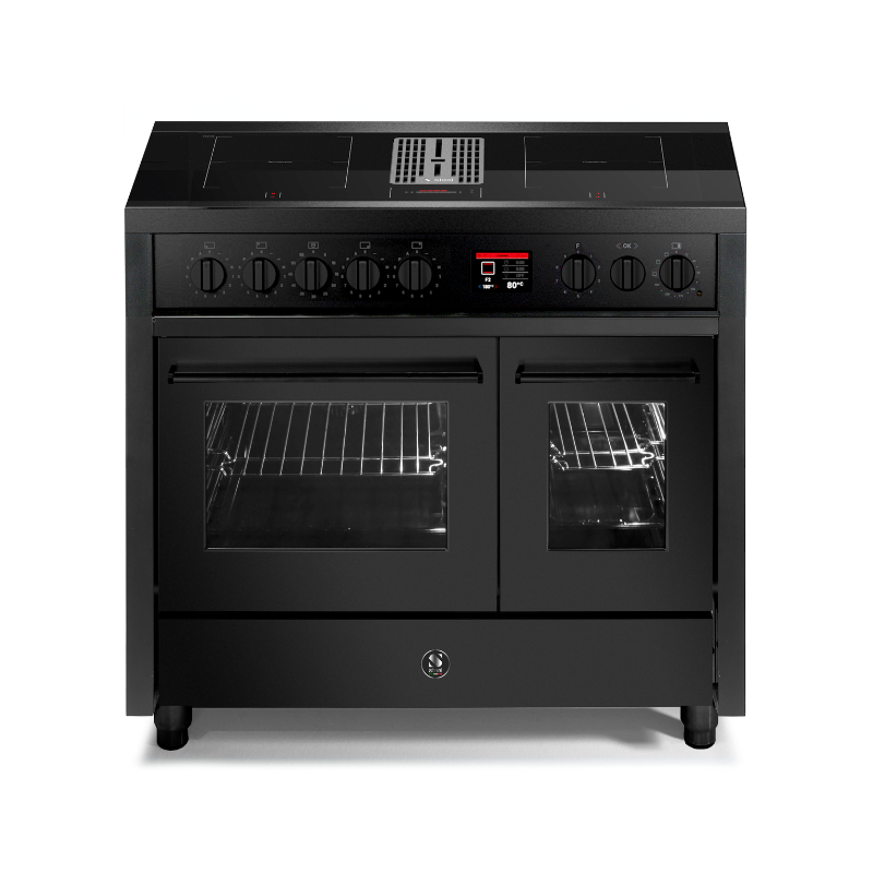 Steel Fornuis Enfasi Mistral 100 All Black kopen?| EQ10F-4FIK | Jones ...