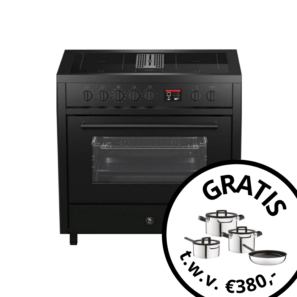 Steel Fornuis Enfasi Mistral 90 All Black kopen?| EQ9F-4FIK | Jones ...